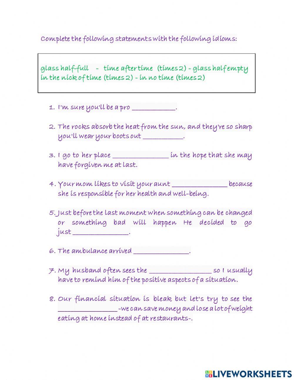 Idioms 829962 | Olga Lucia Salcedo Melo | Live