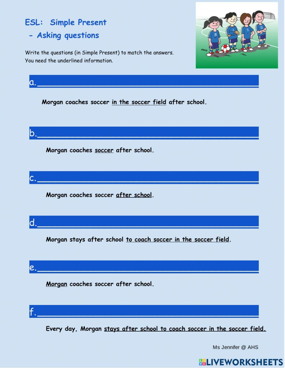 Simple Present - Information Questions 829999