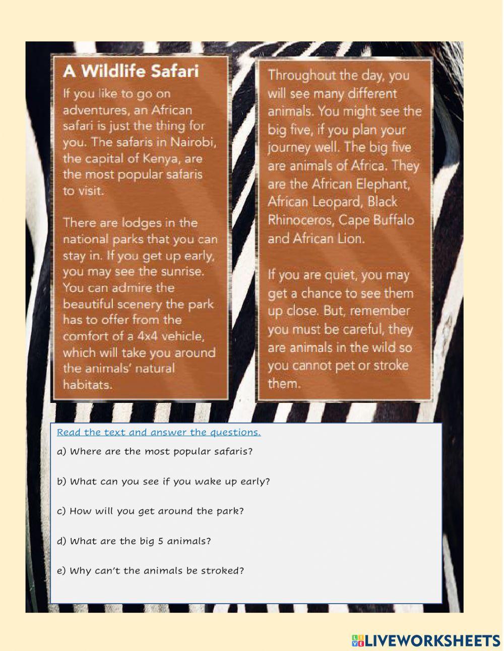 African Safari 832683 | SALMA K. ALDARMAKI