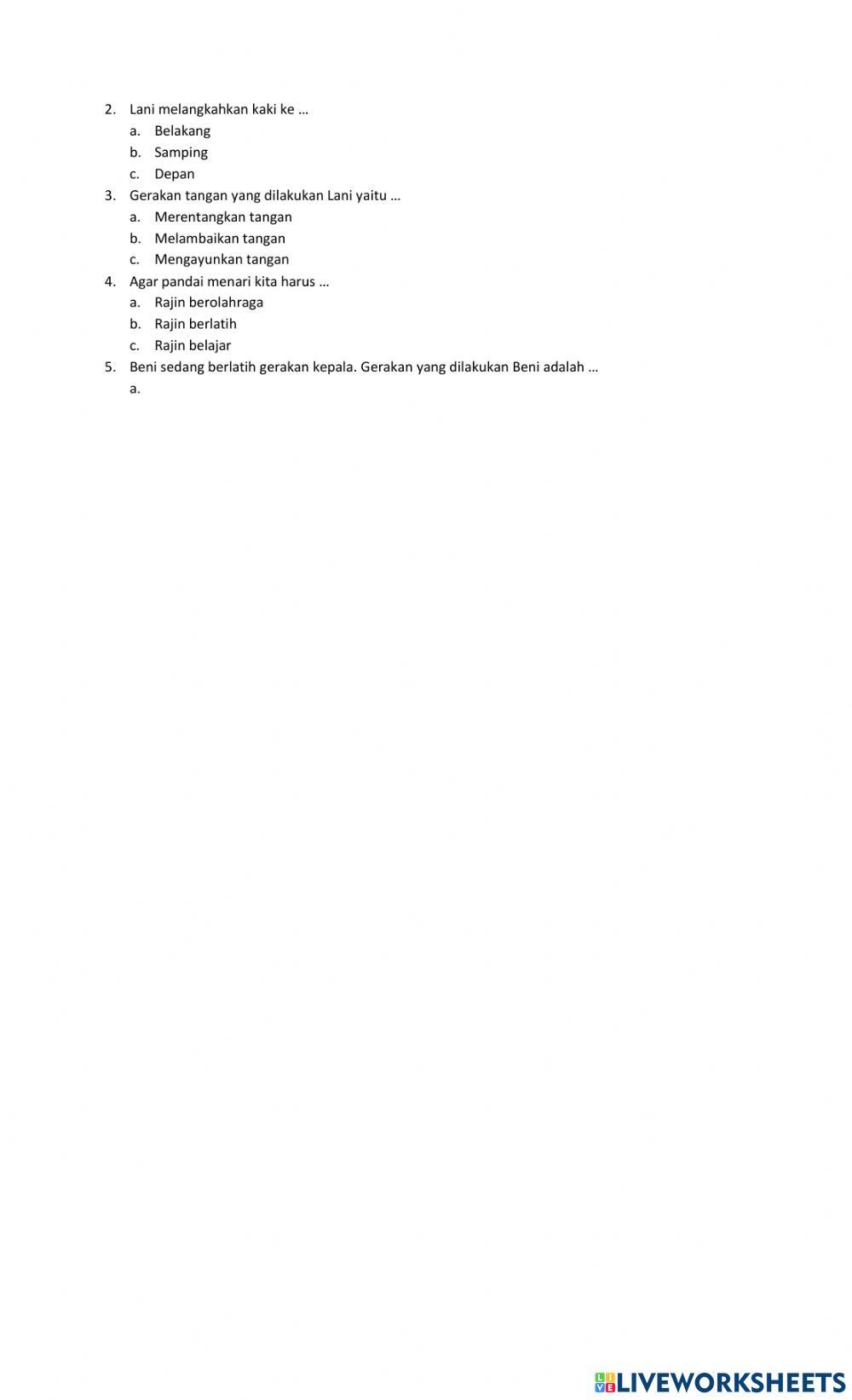 Ulangan sub tema 2 830775 | dwihartati90 | Live