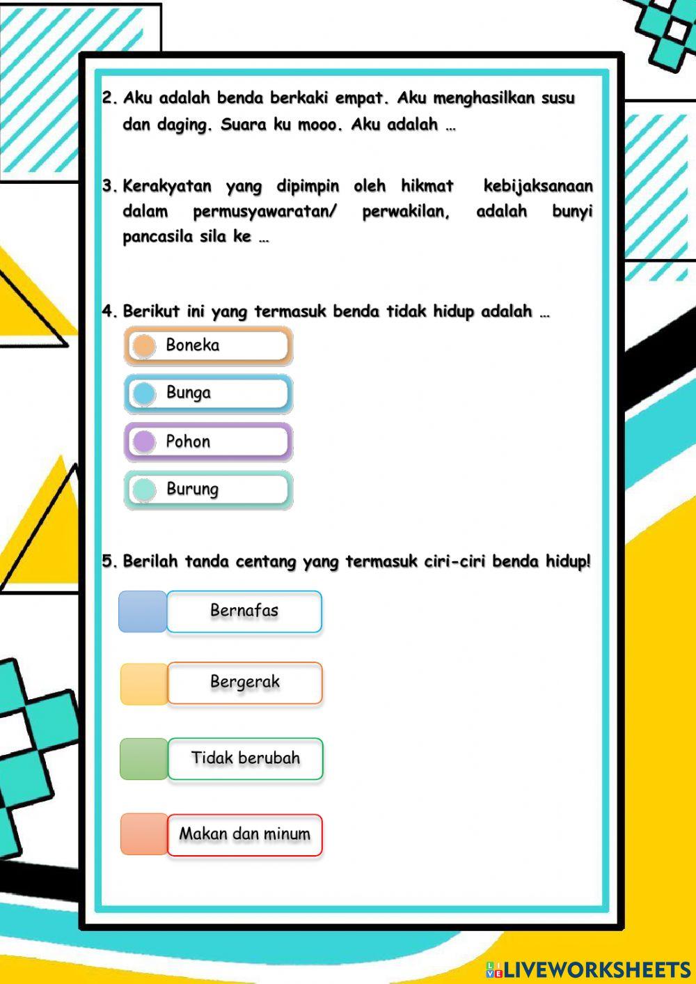 Lkpd online pdf worksheet | Live Worksheets
