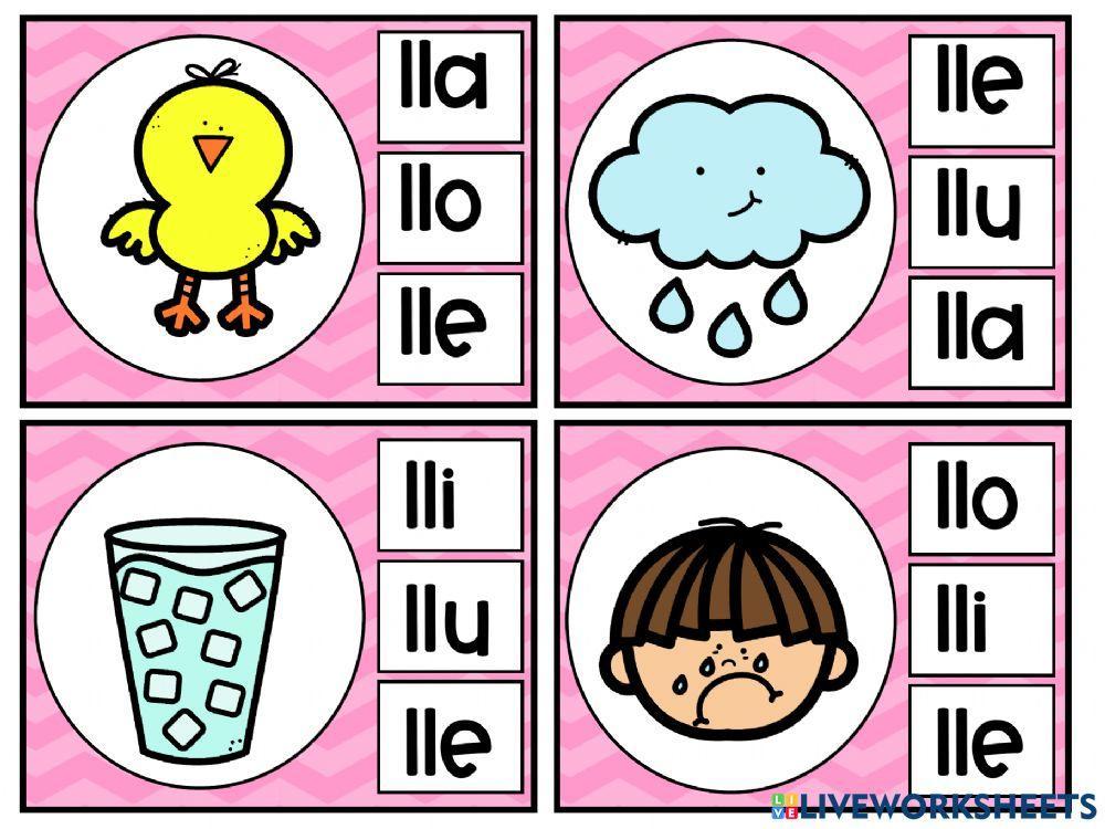 Silabas Lla, Lle, Lli, Llo, Llu Worksheet Live Worksheets, 52% OFF Silabas Lla, Lle, Lli, Llo, Llu Worksheet Live Worksheets, 52% OFF