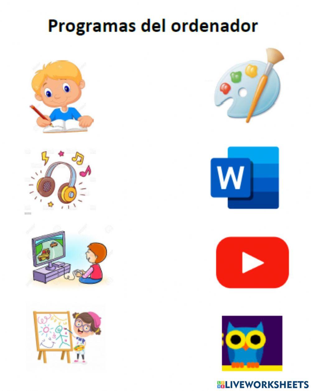 Programas de or… | Free Interactive Worksheets | 832543