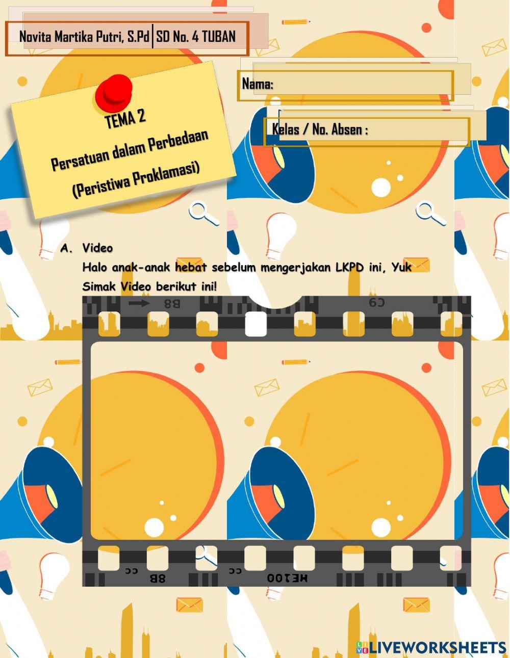 Latihan E- LKPD exercise | Live Worksheets