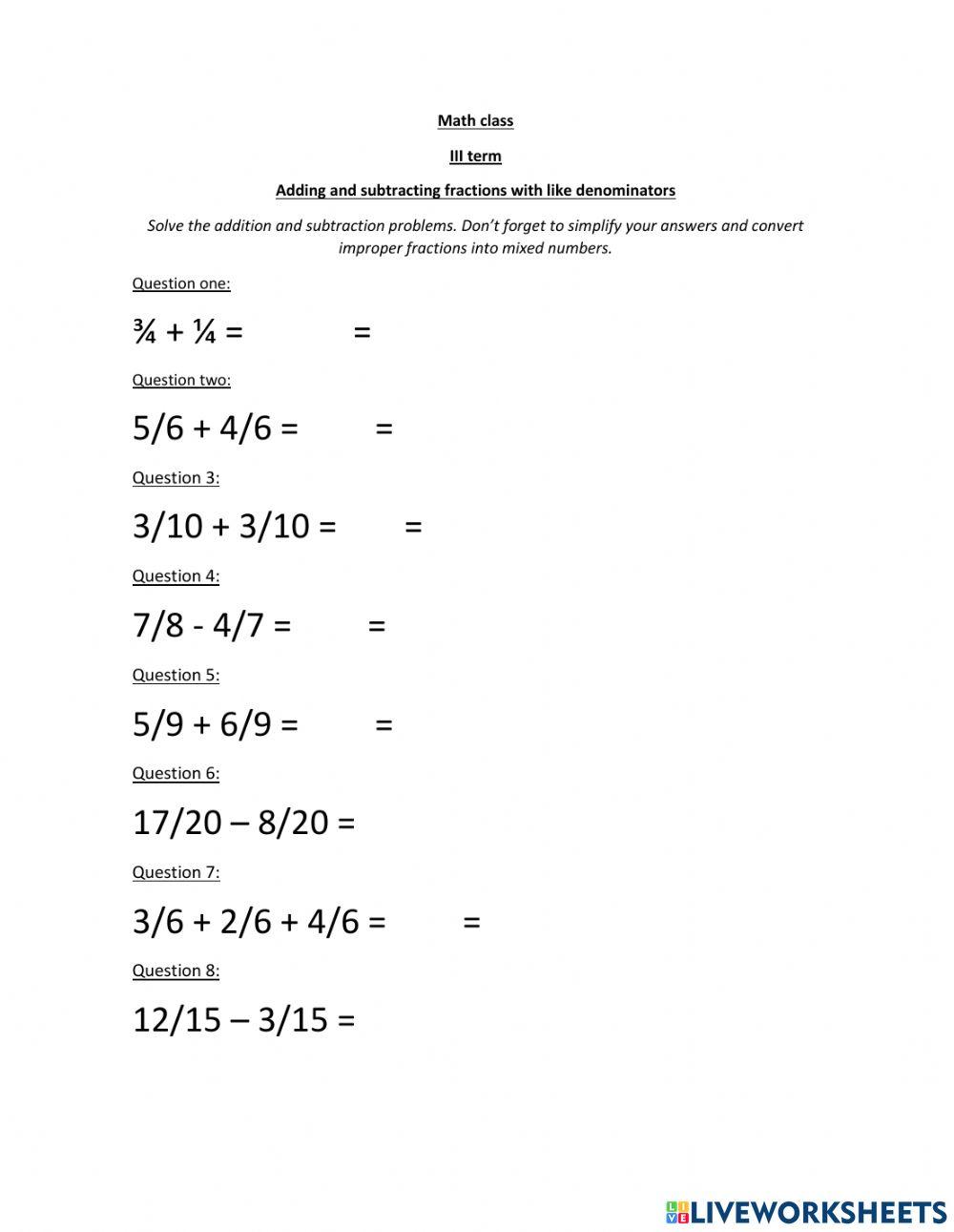 Adding And Subtracting Decimals Worksheet For 4 Live Worksheets adding-and-subtracting-decimals-worksheet-for-4-live-worksheets