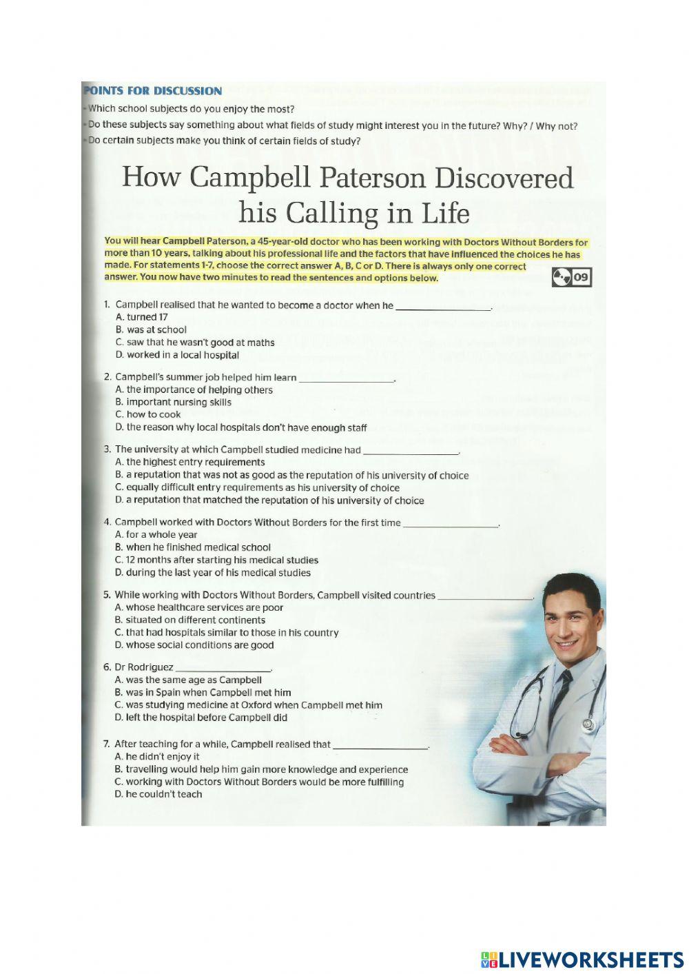 Jobs-1.B online exercise for | Live Worksheets