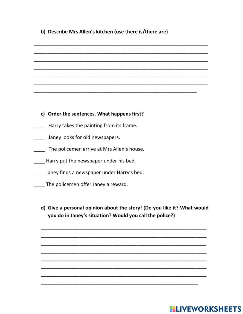 NEWSPAPER CHASE | Free Interactive Worksheets | 1177944