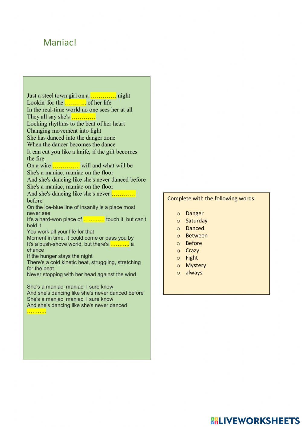 776648 | Maniac Michael - Song | Luchi_garcia3