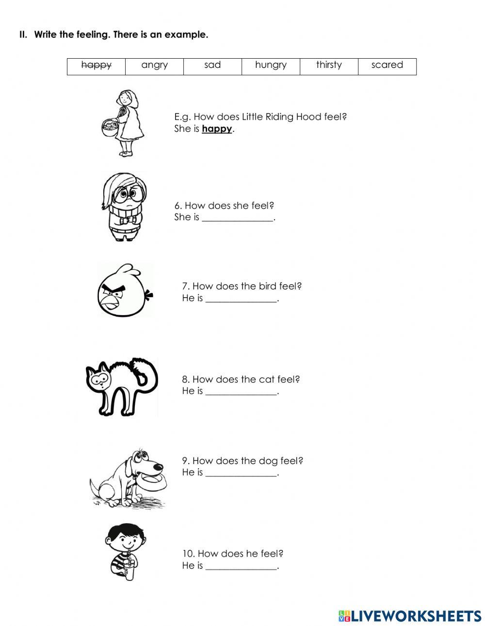 2nd grade March questionnaire worksheet | Live Worksheets