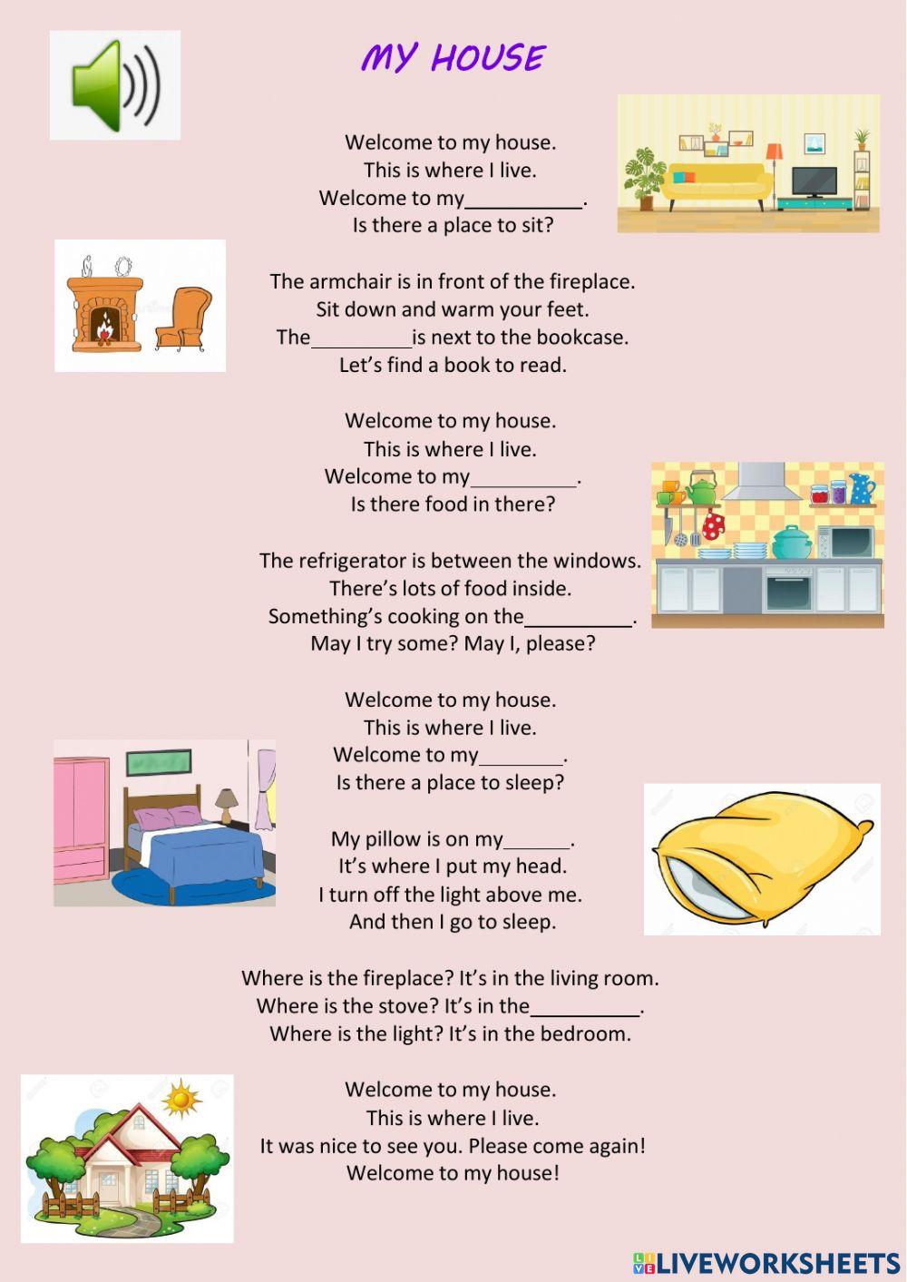 834430 | My House | Marblue21 | LiveWorksheets