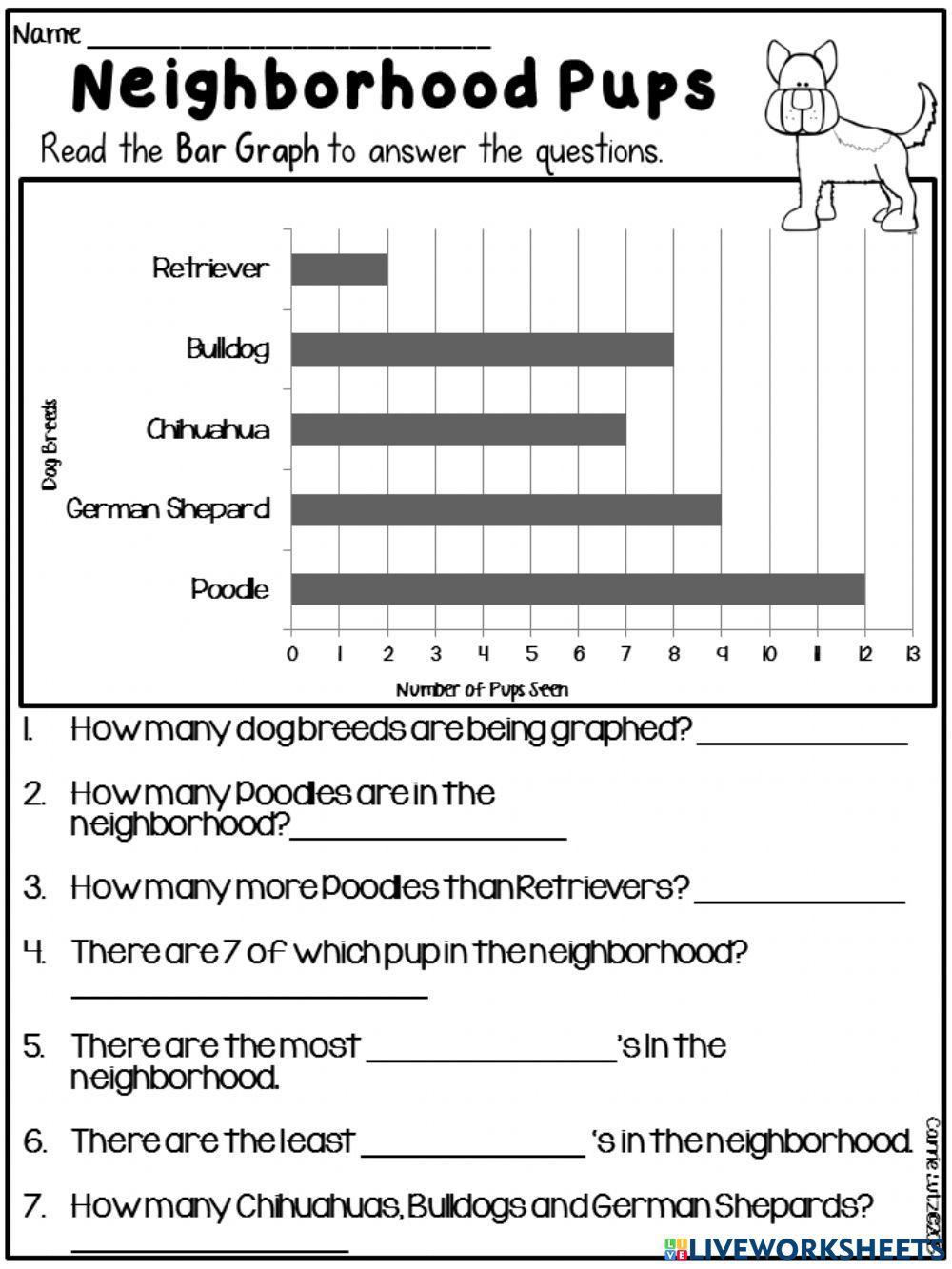 horizontal bar graph worksheet