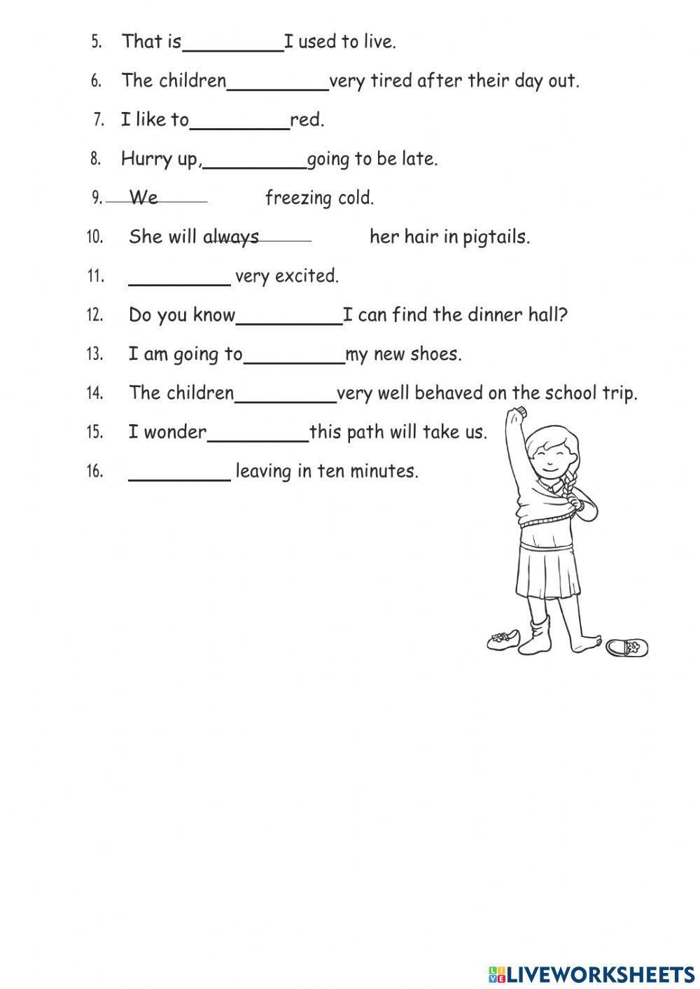 DIS English Term 2 Week 11 Lesson 1 and 2 worksheet | Live Worksheets