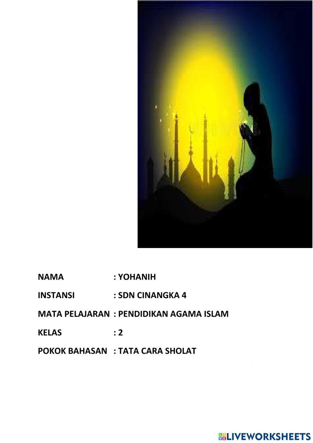 Pendidikan Agama Islam online worksheet for 2 | Live Worksheets