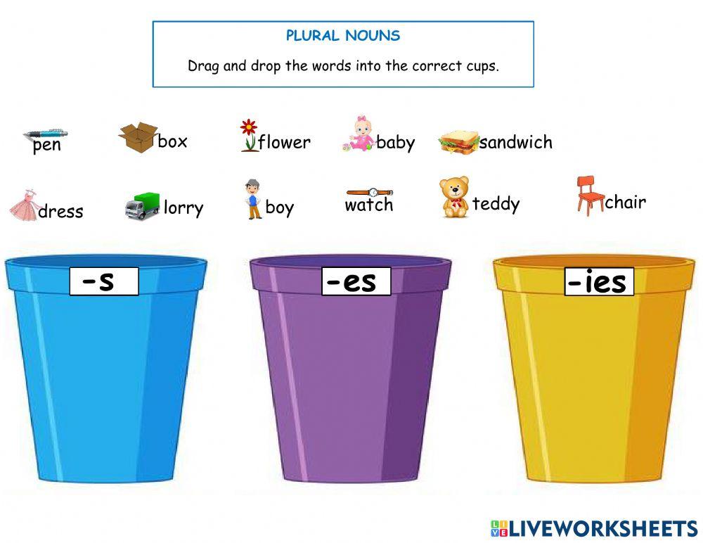 Plural Nouns Elementary 1 | Miss_Irene | Live