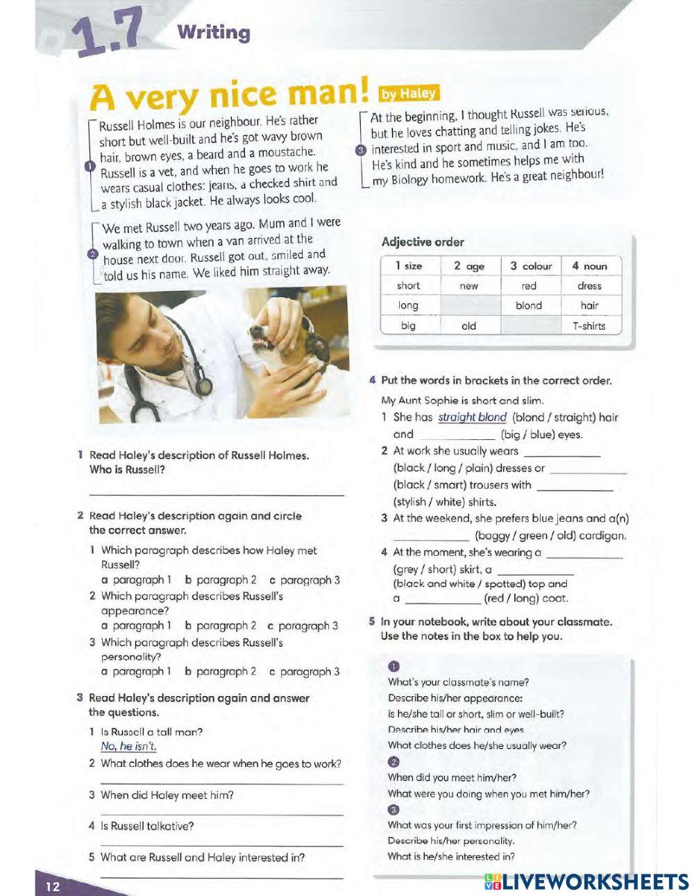 GO GETTER 4 – 1.7 online exercise for | Live Worksheets