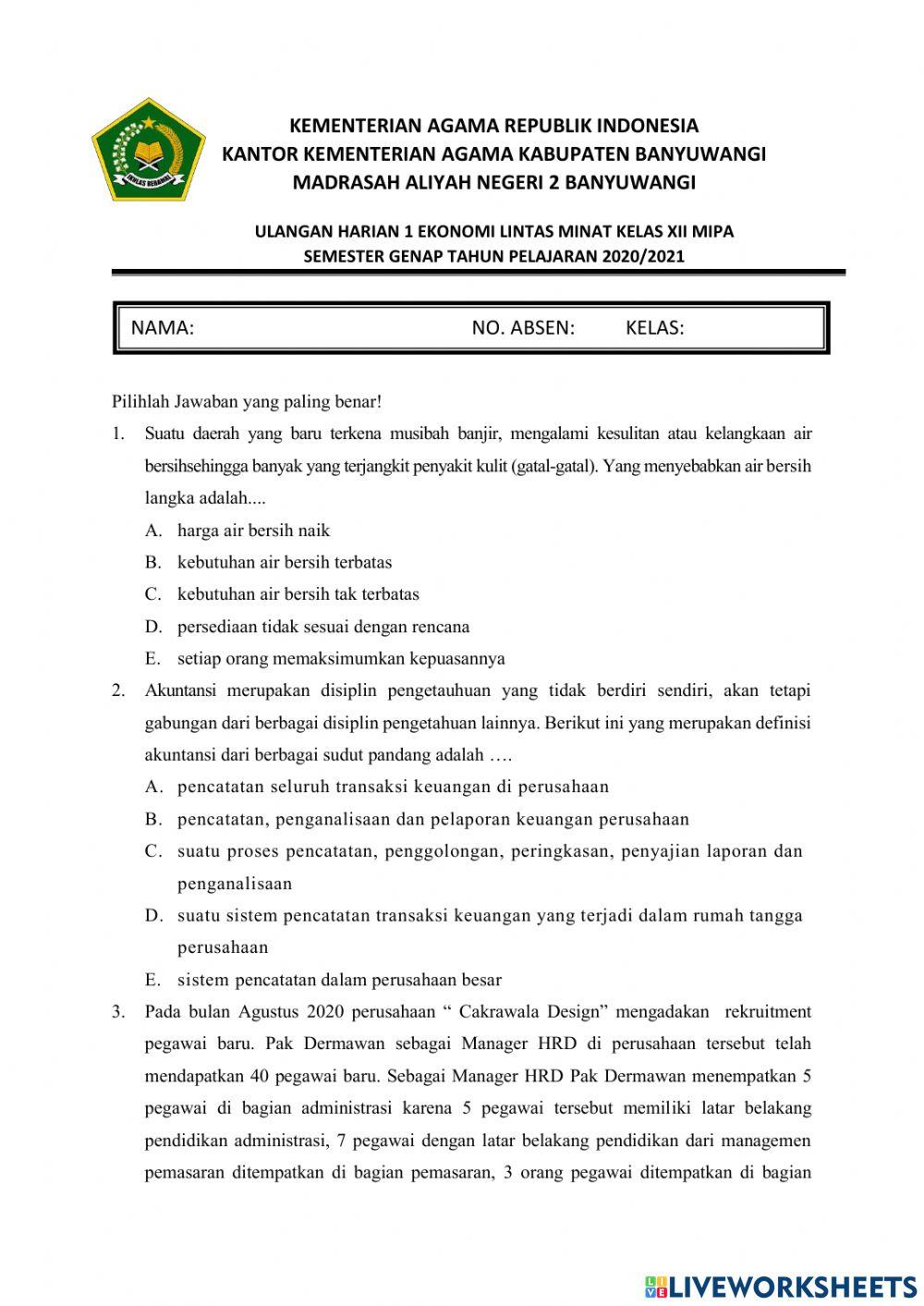 Yeag worksheet | Live Worksheets