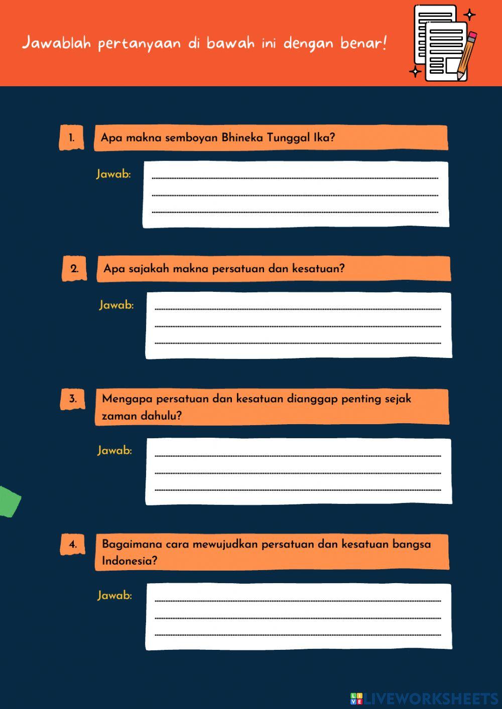 Kelas 6 T8 ST2 PB1 worksheet | Live Worksheets