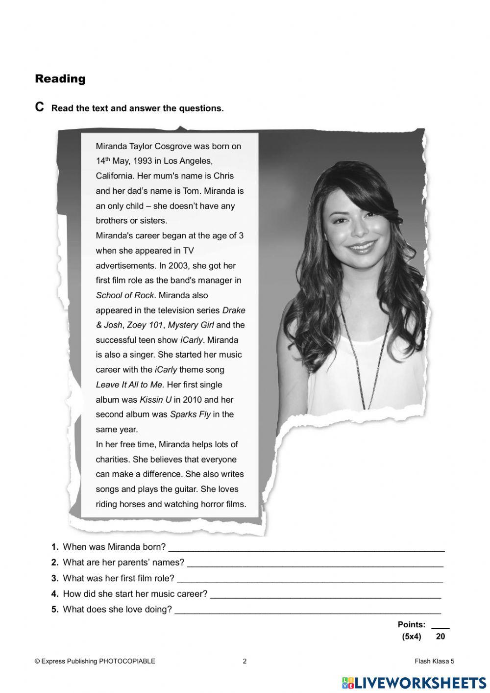 Flash 5 unit 4 | Free Interactive Worksheets | 6494651