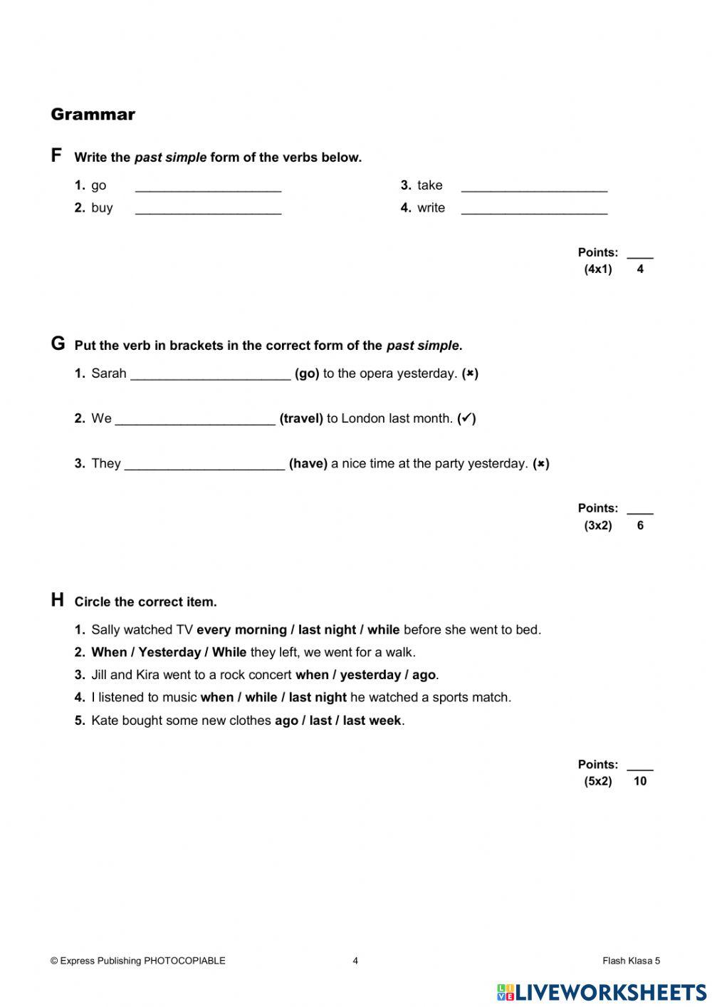 Flash 5 unit 4 | Free Interactive Worksheets | 6494651