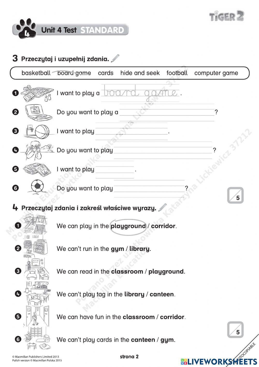 6494713 | Tiger 2 unit 4 test | Lickiewicz