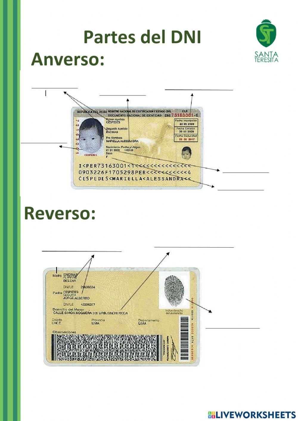 Dni | Free Interactive Worksheets | 840835