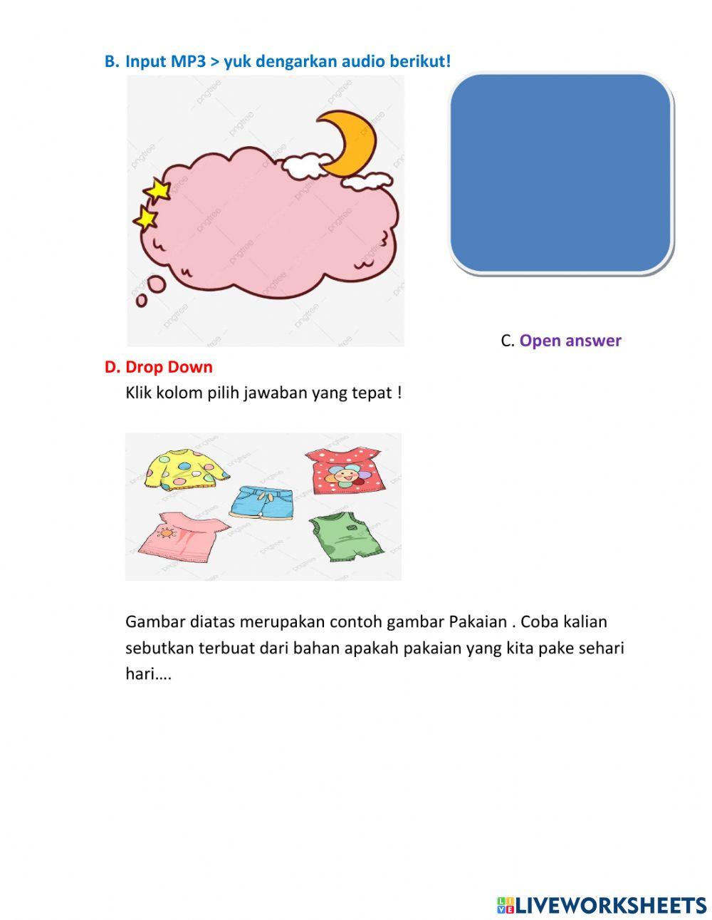 Latihan E LKPD online activity | Live Worksheets