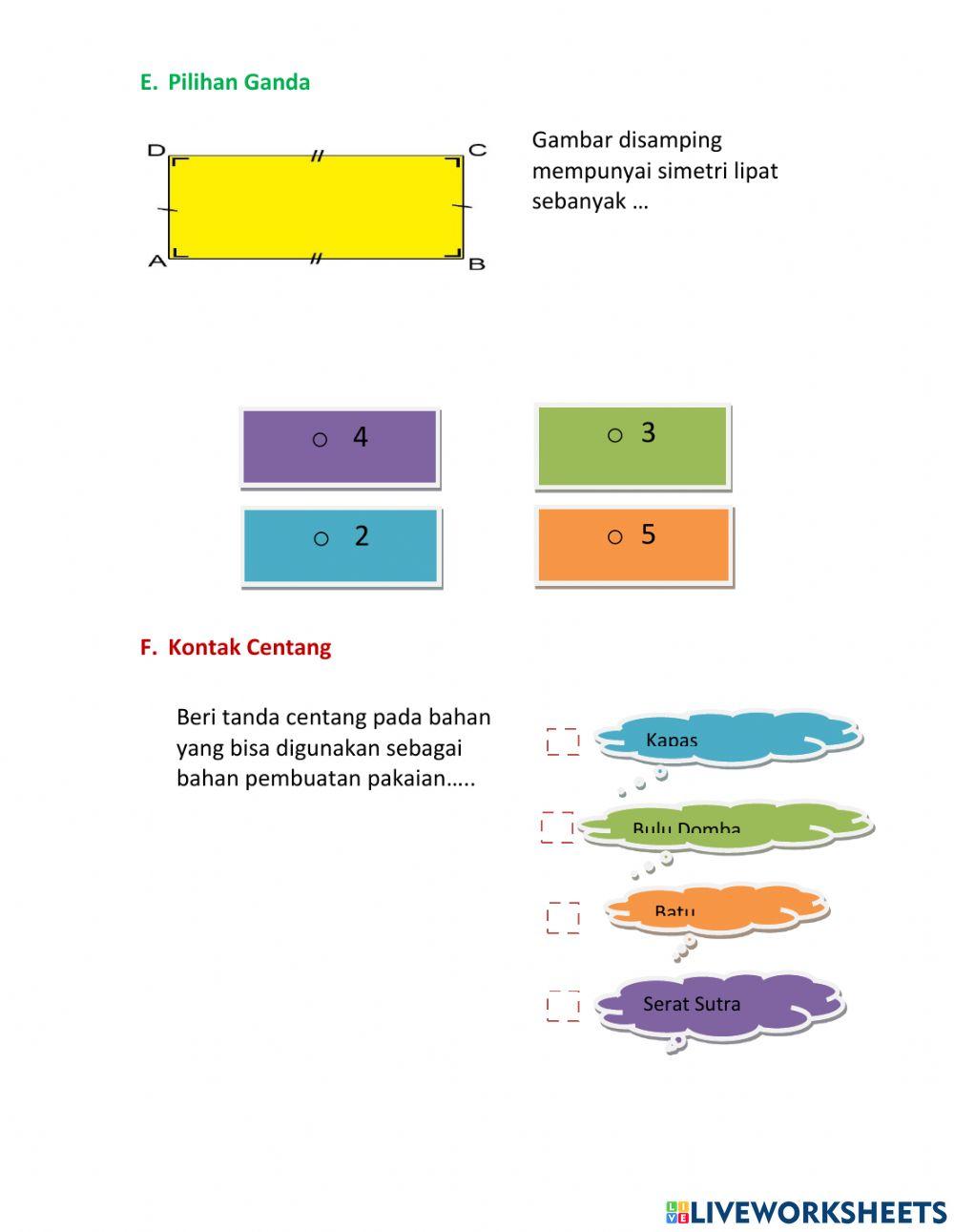 Latihan E LKPD online activity | Live Worksheets
