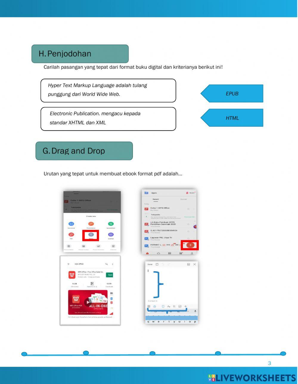 Latihan e-LKPD online exercise for X | Live Worksheets