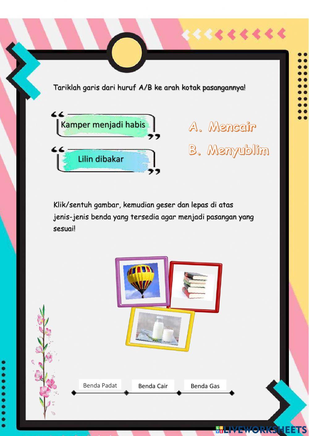 Contoh LKPD online worksheet | Live Worksheets