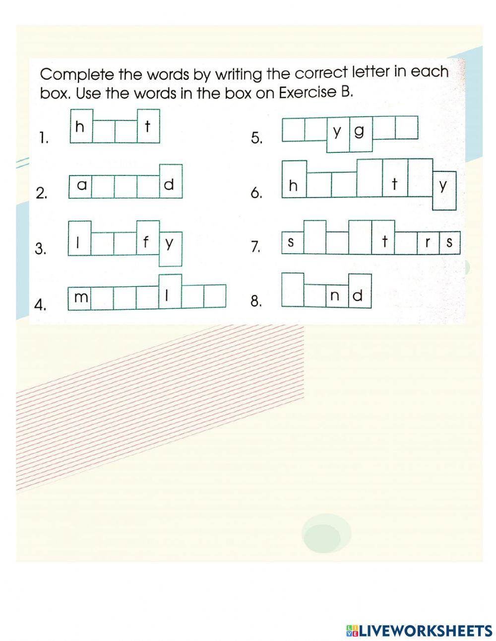Seatwork worksheet | Live Worksheets
