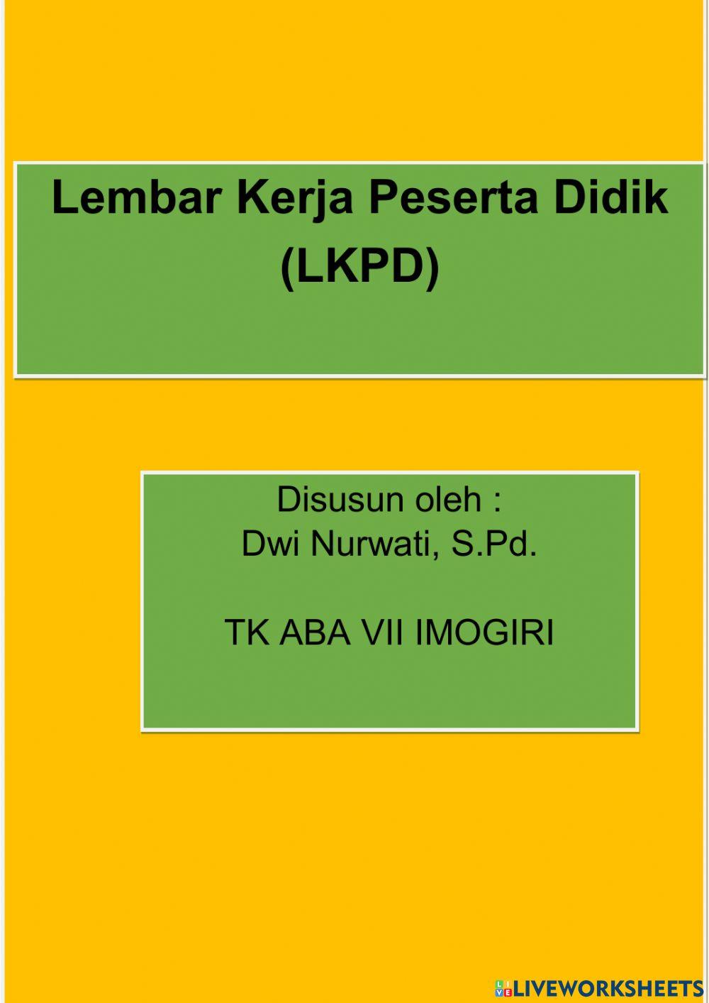 LKPD Produk LKPD TK PDF