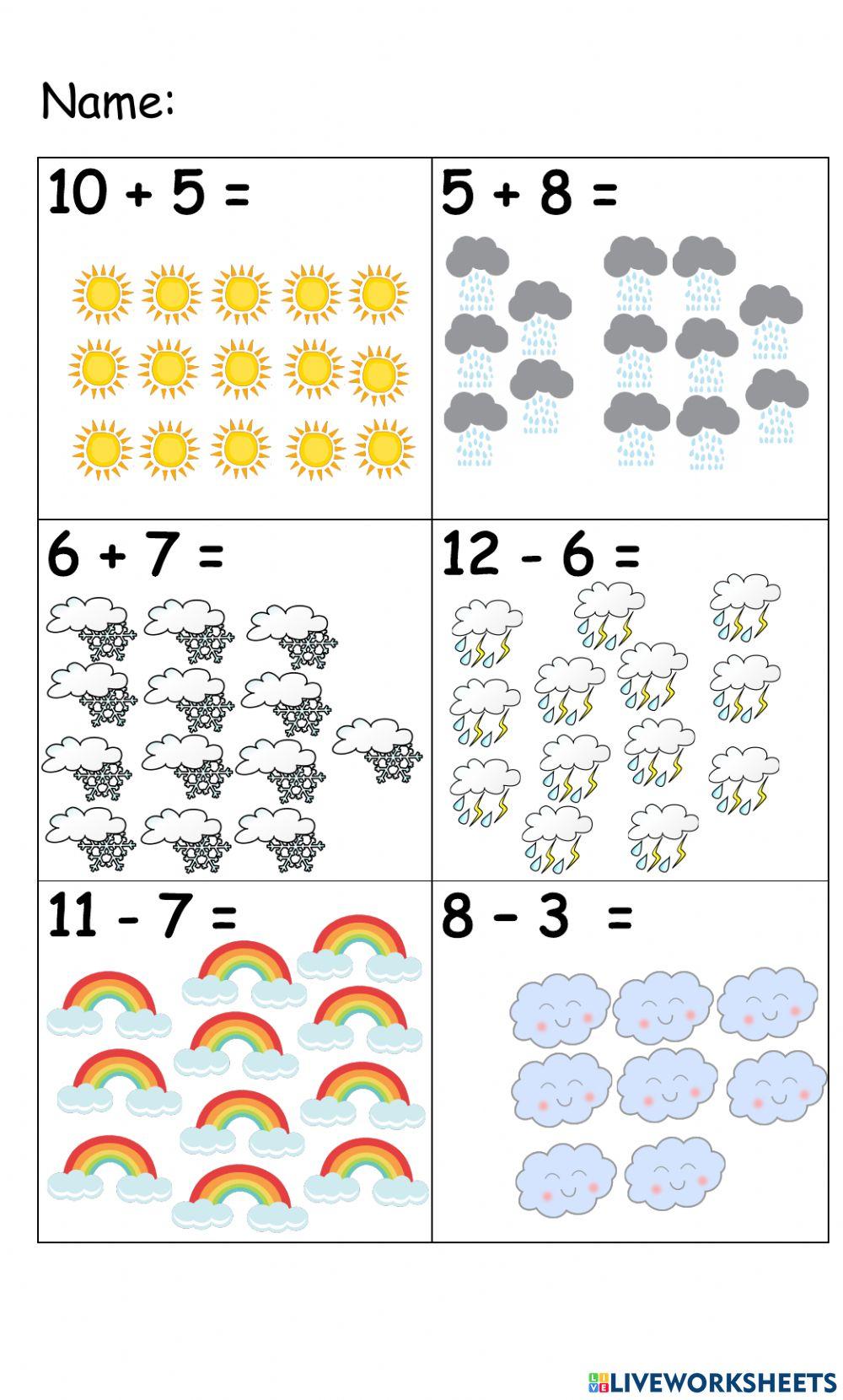 Addition 843096 | shaikha | Live Worksheets