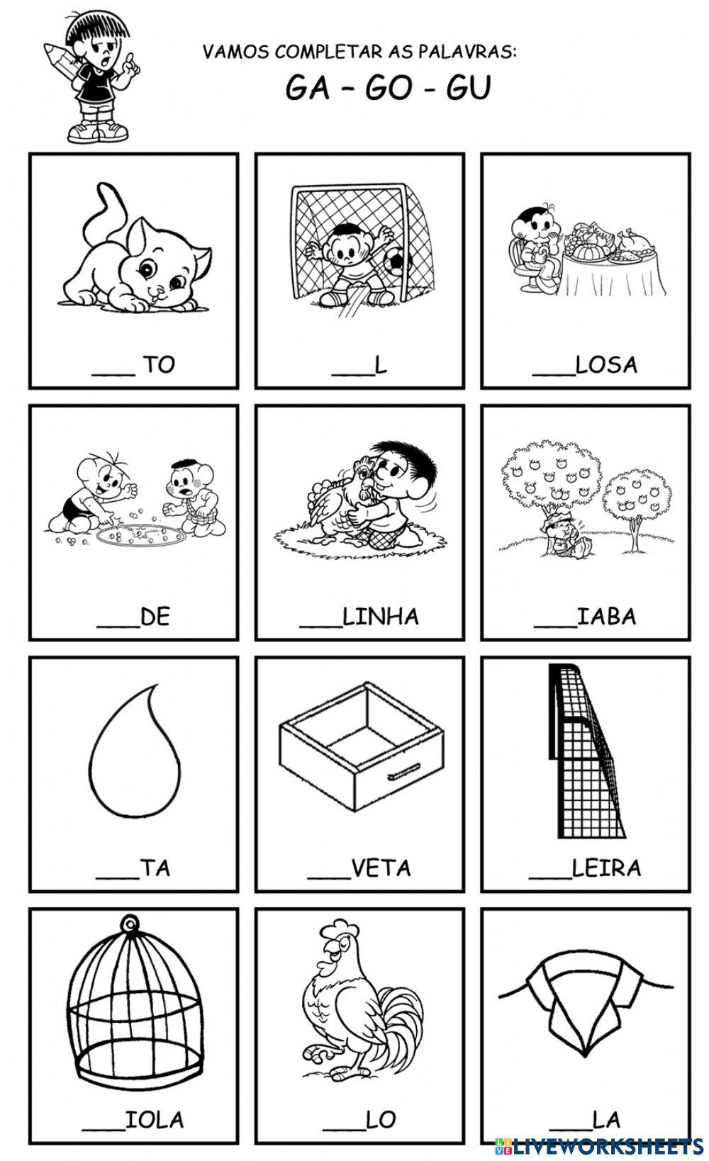 Ga go gu 843295 | liane78 | Live Worksheets