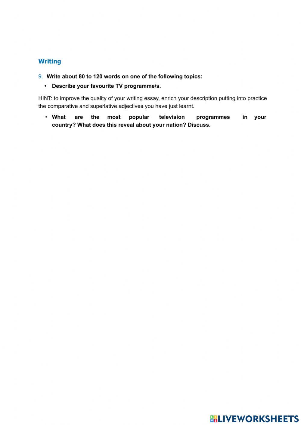 6496770 | Television Reading activities | Raquel Llopis