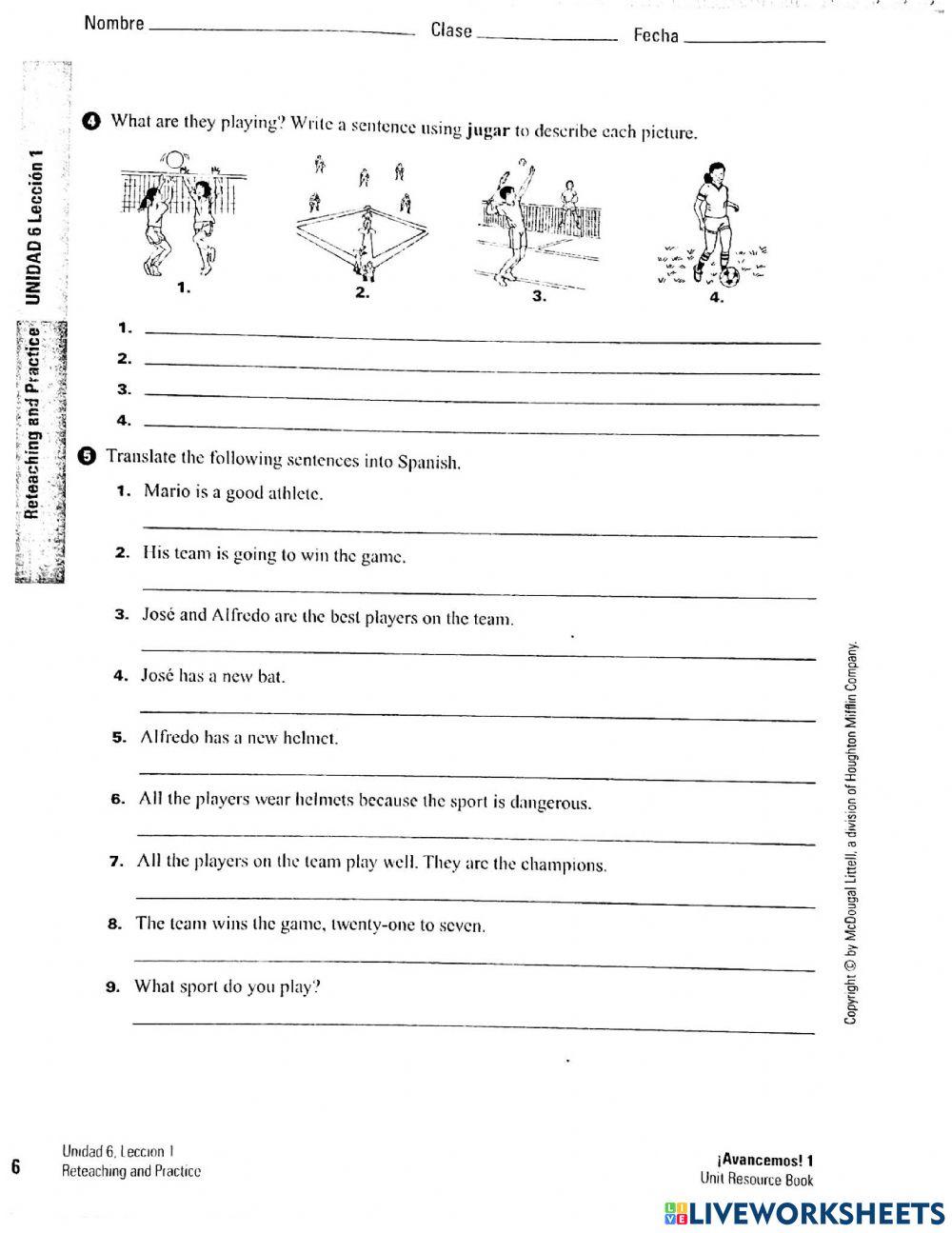 Día 53-54 Practice Actividades worksheet | Live Worksheets