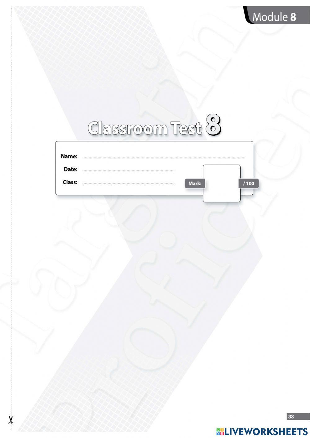 Targeting Module 8 worksheet | Live Worksheets
