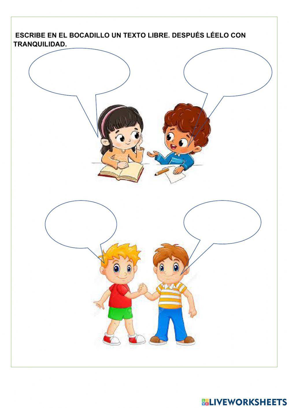 El Diálogo | Free Interactive Worksheets | 844139