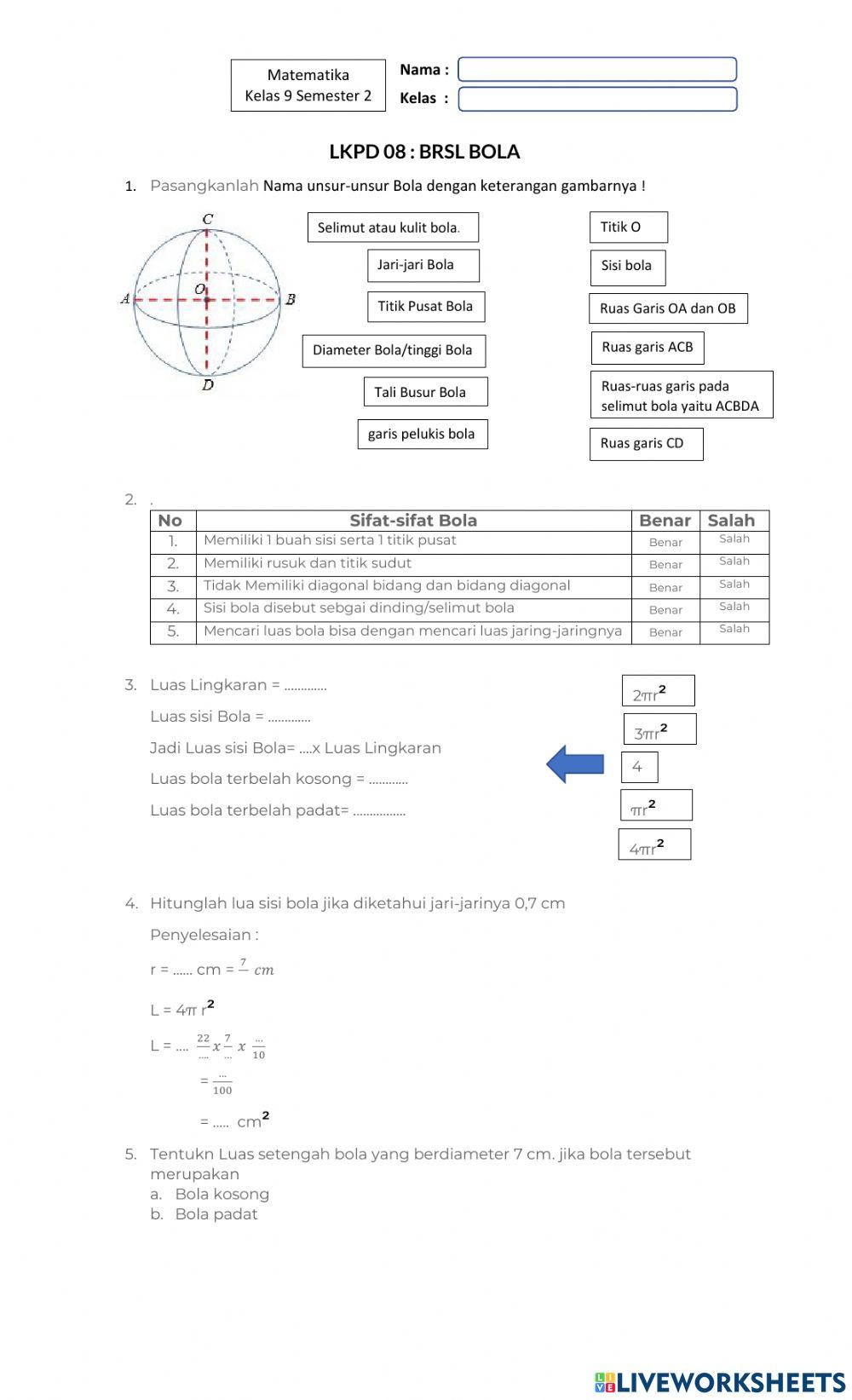 LKPD 08 : BRSL … | Free Interactive Worksheets | 4902803