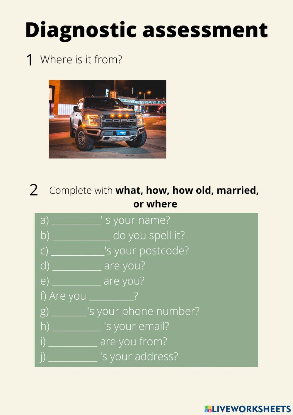 845833 | Diagnostic assessment | Agus1994