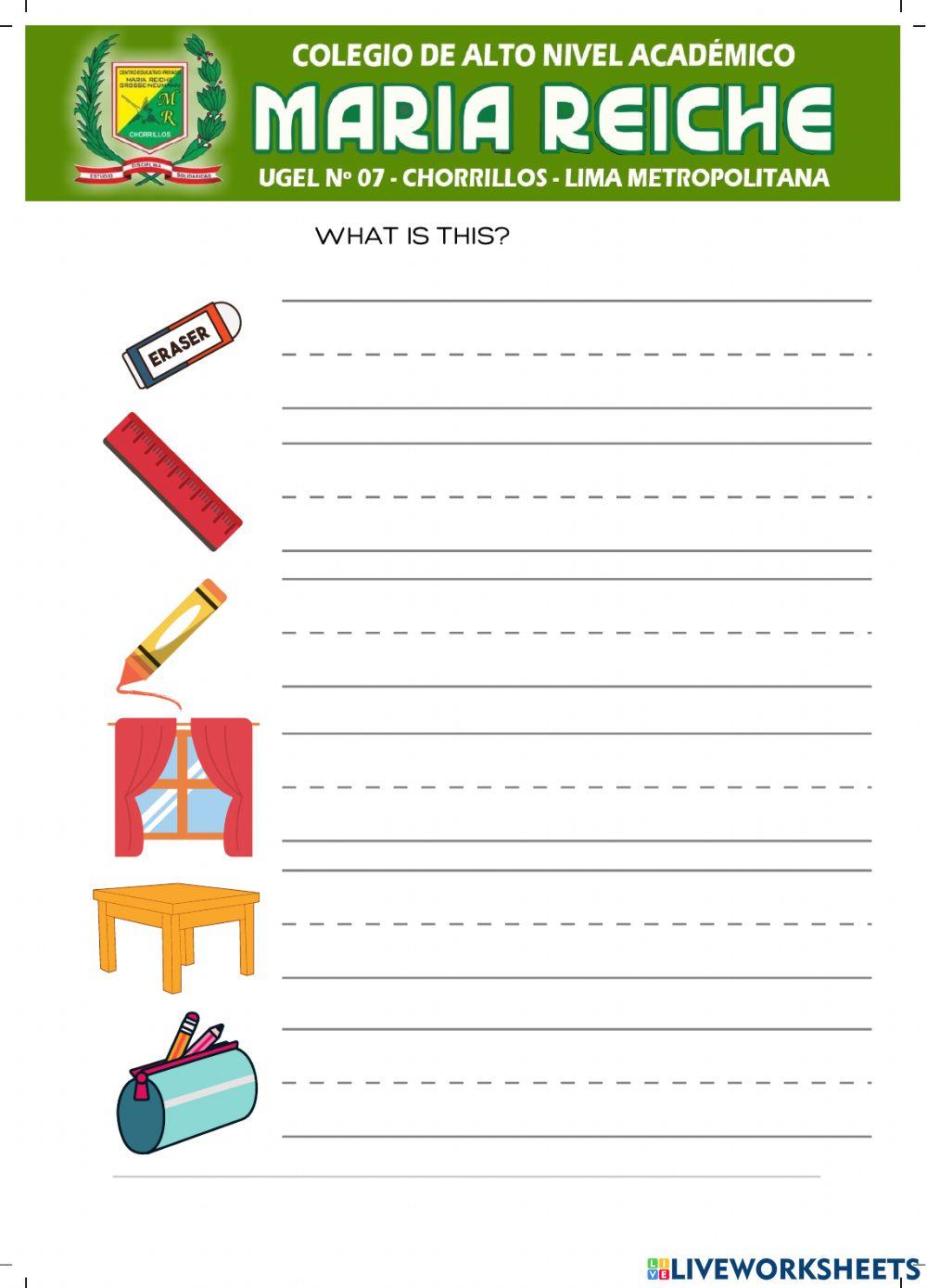 What is this? exercise for GRADE 2 | Live Worksheets