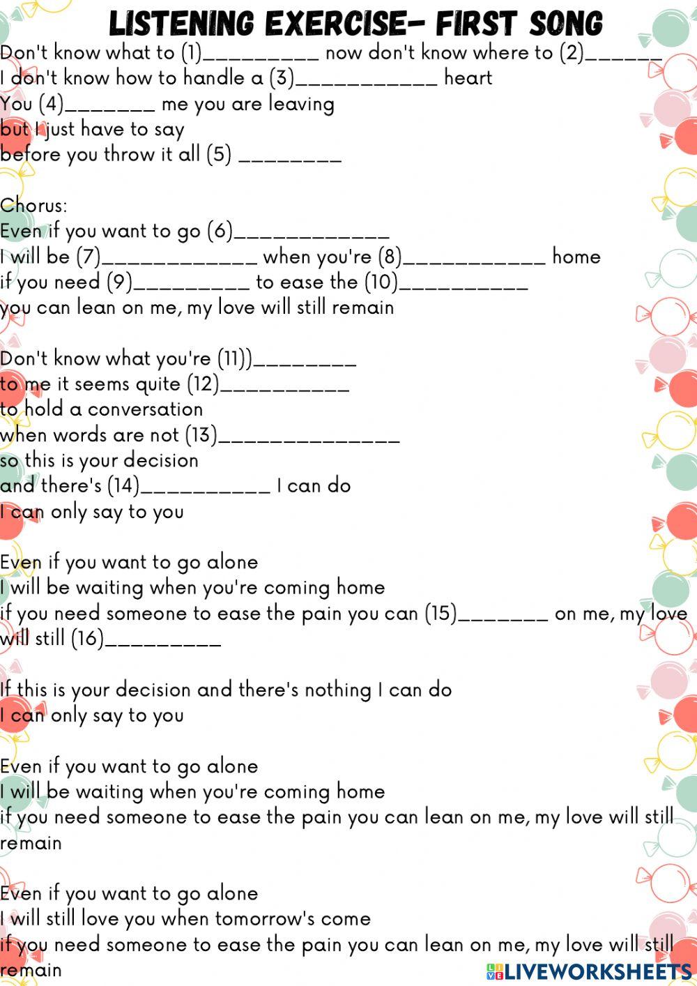 Listening II Grade 4 | Siluhjelantik | Live Worksheets