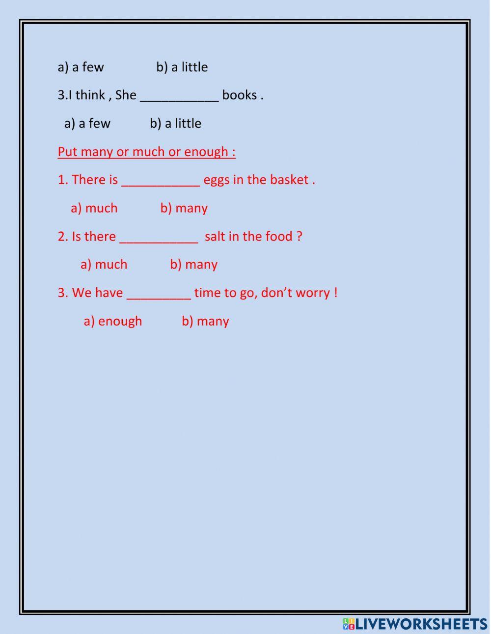 Unit 4 Mega Goal - worksheet | Live Worksheets