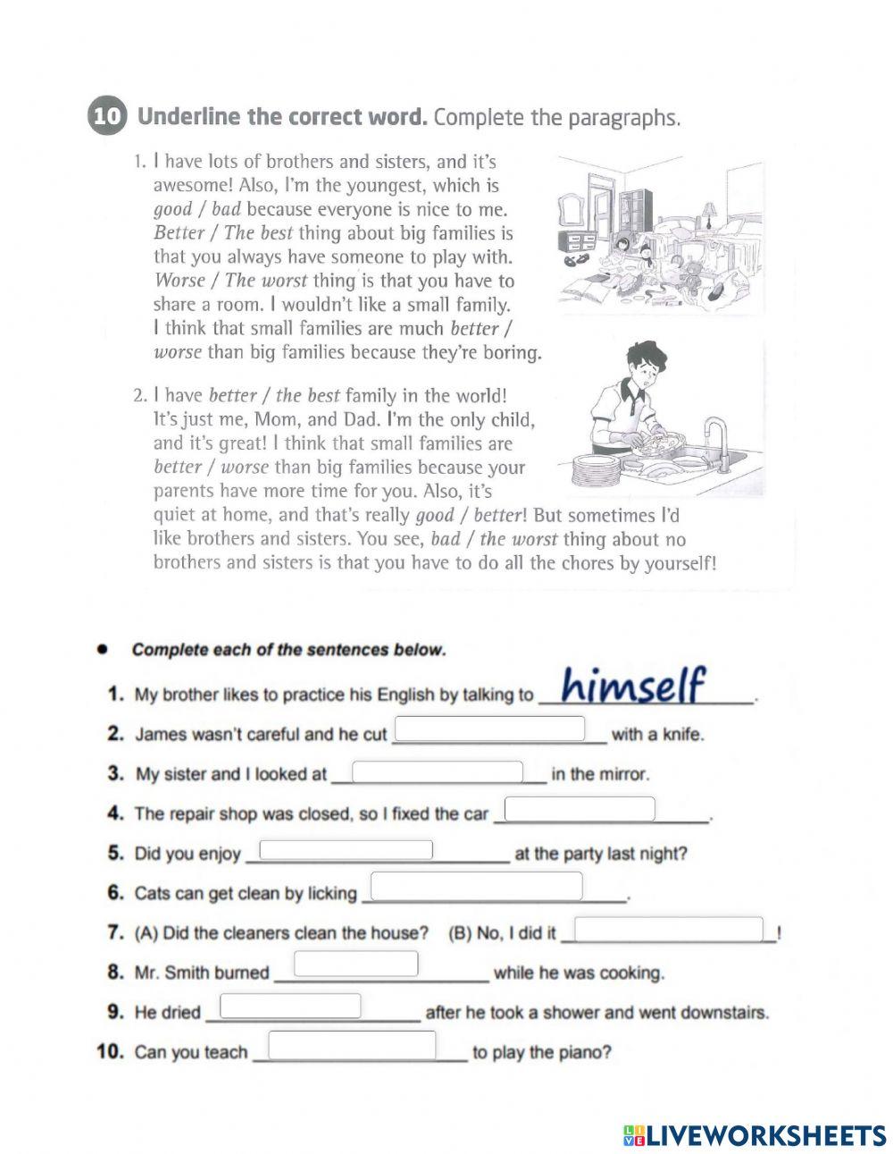 Eow4 - u8 worksheet | Live Worksheets