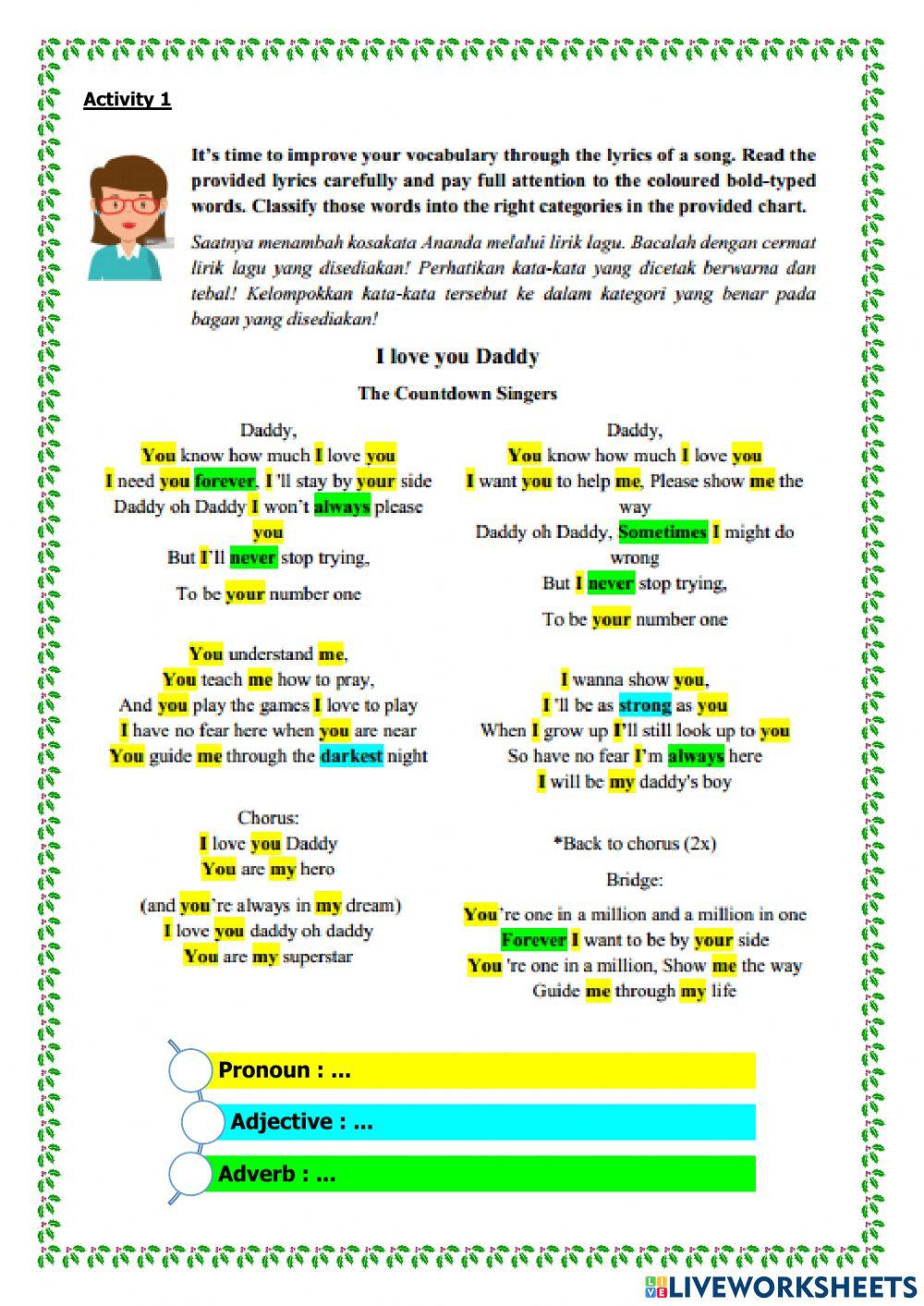 Grade 7 - Why Not Explore More? worksheet | Live Worksheets