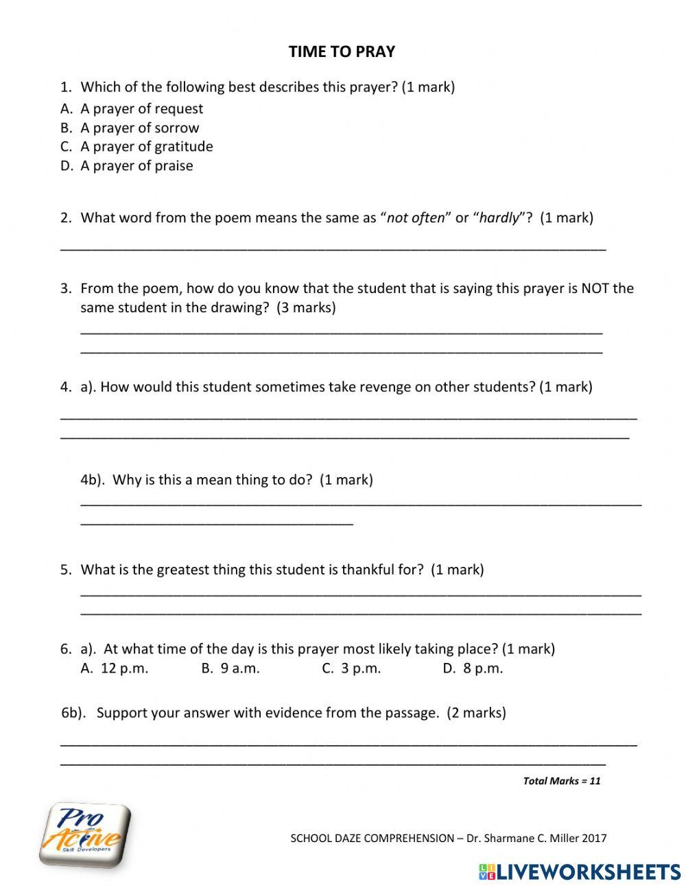 Time to Pray 849939 | Dr. Sharmane Miller | Live