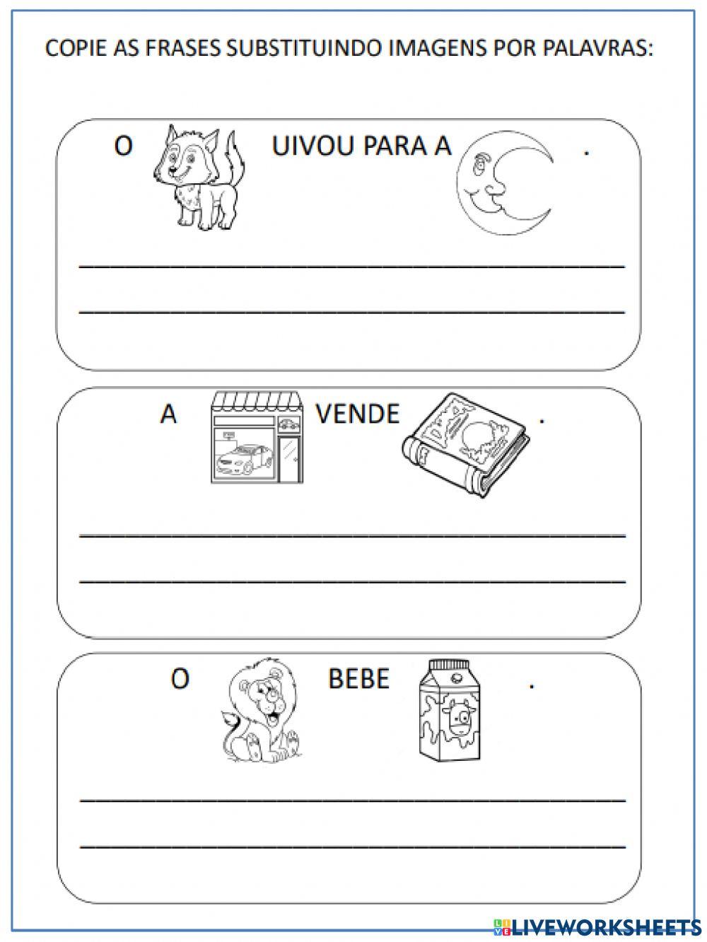 Letra L interactive activity for Alfabetização | Live Worksheets