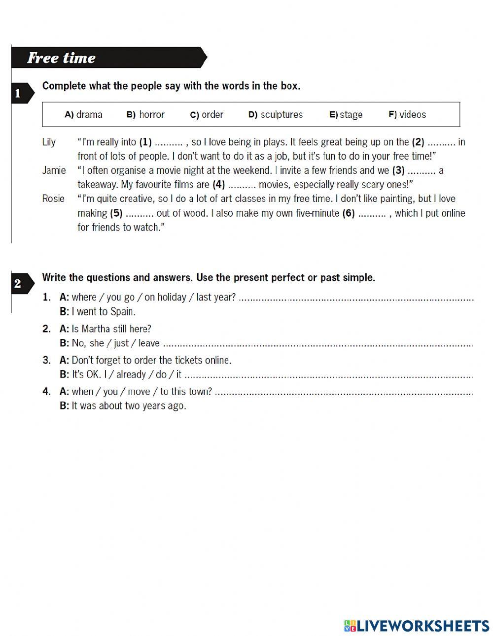 B1 Practice | ydrah13osare | Live Worksheets