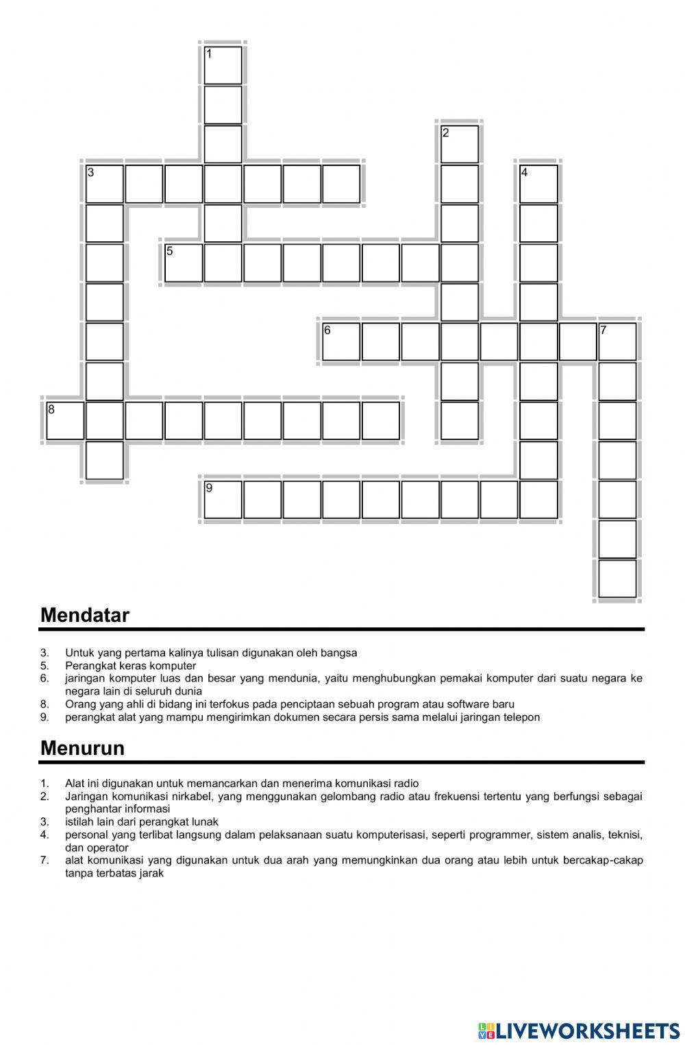 Tts tik interactive worksheet | Live Worksheets