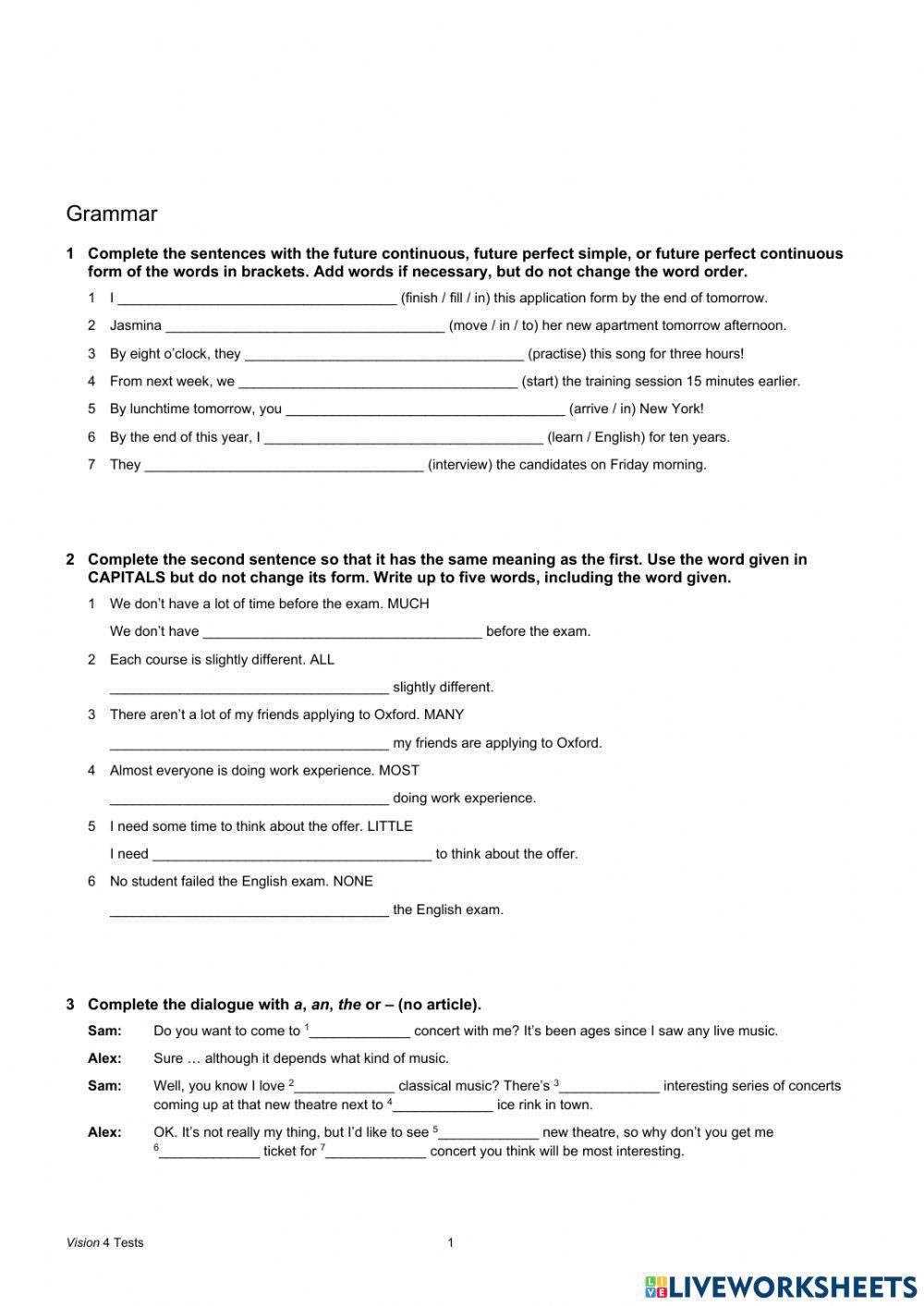 Pre-Intermediate Final Revision Worksheet Live Worksheets, 55% OFF Pre-Intermediate Final Revision Worksheet Live Worksheets, 55% OFF