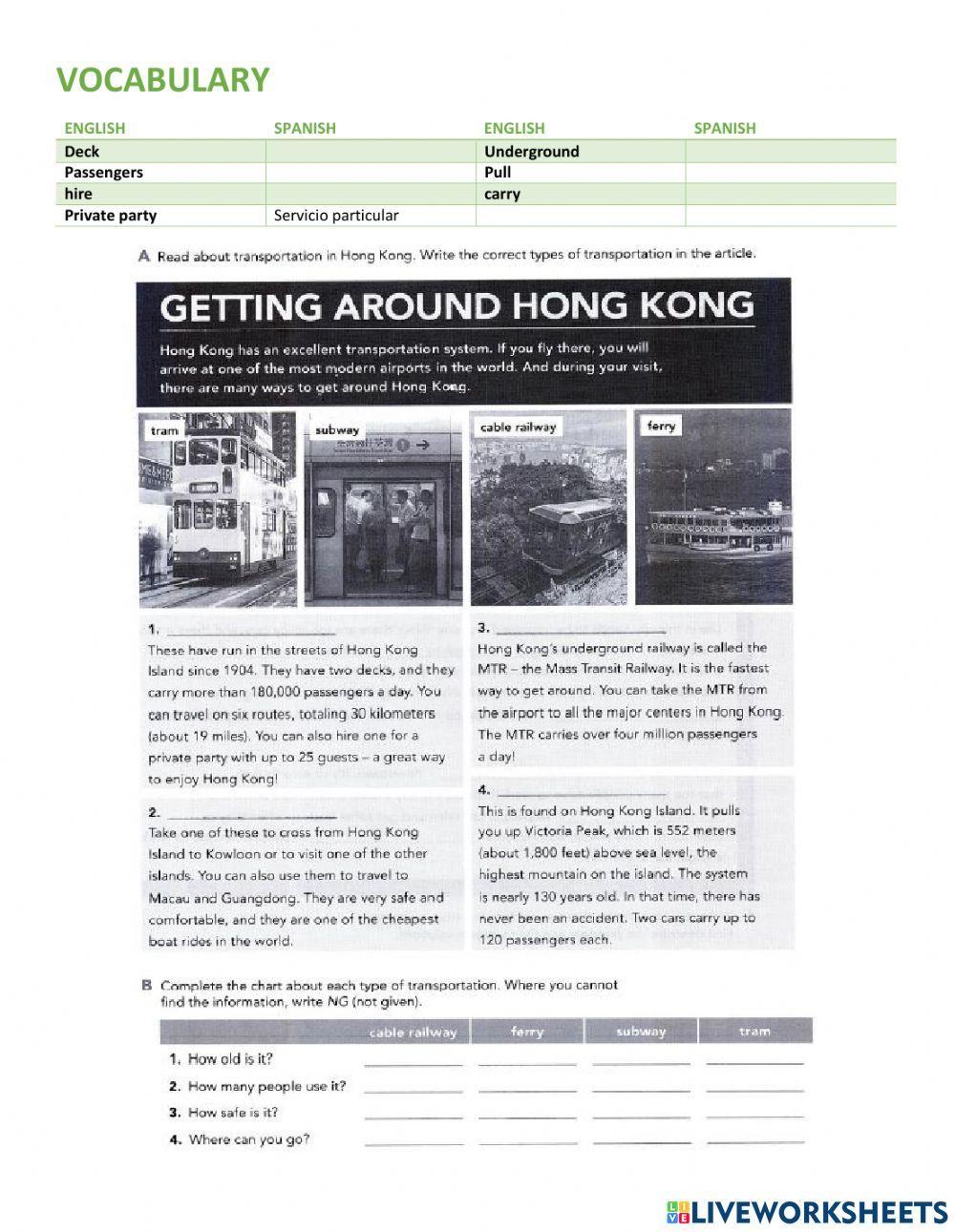 Reading B1 | Free Interactive Worksheets | 853447